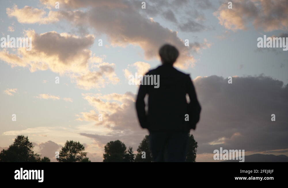 Person looking up to sky sunset Stock Videos & Footage - HD and 4K ...