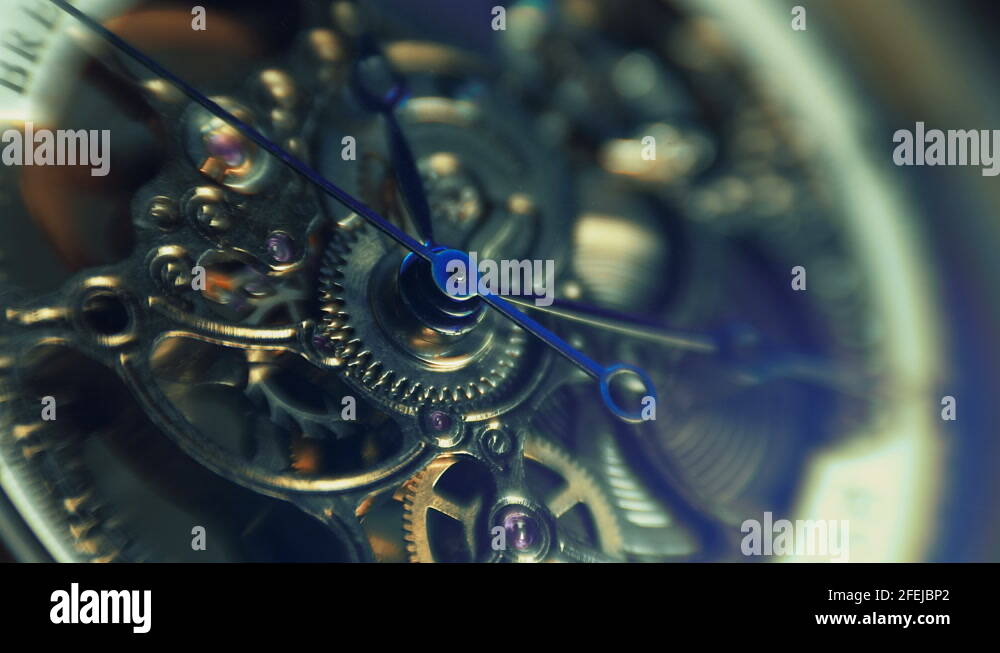 Internal structure, gear mechanism inside a beautiful expensive ...