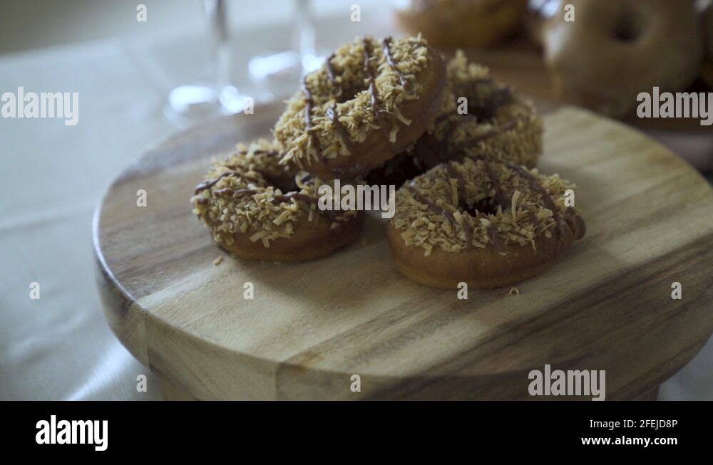 Chocolate donuts with sprinkles Stock Videos & Footage - HD and 4K ...