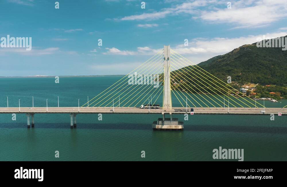 Concrete cable stayed road bridge Stock Videos & Footage - HD and 4K ...