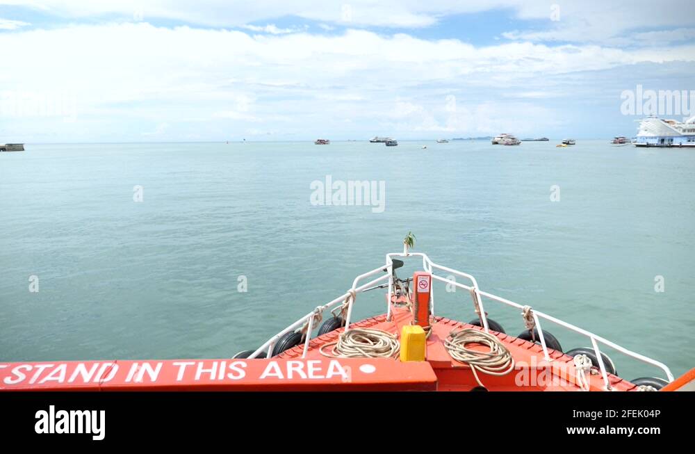 International Trade Concept - Importing & Exporting Goods by Boat. Copy ...