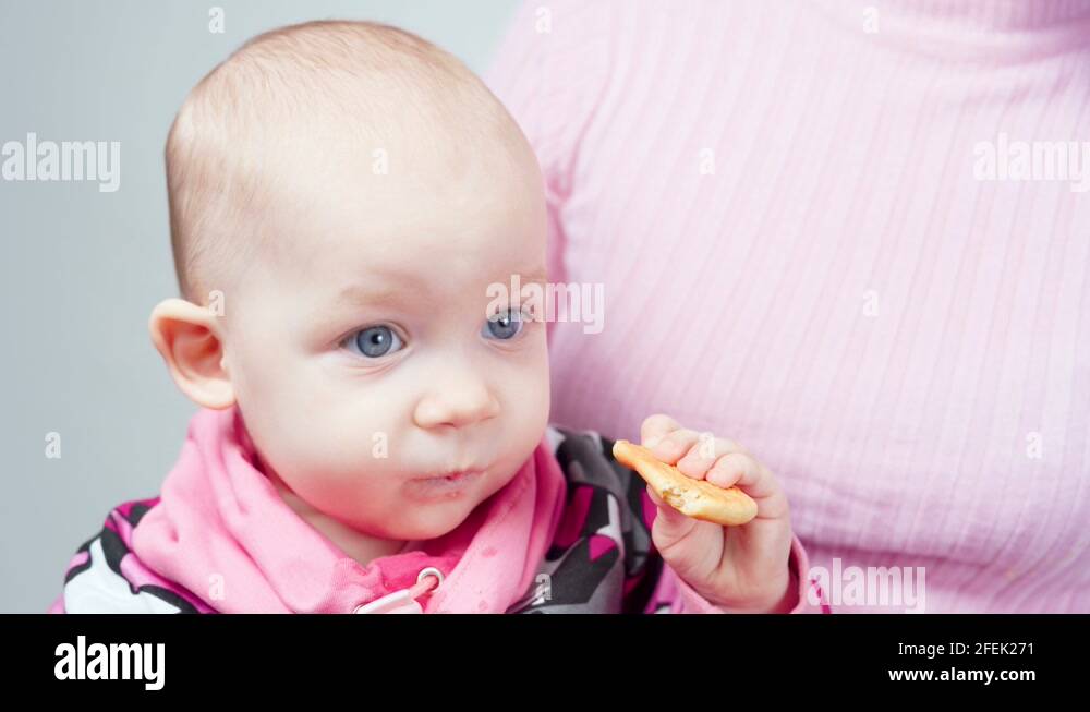 Baby girl eating cookies Stock Videos & Footage - HD and 4K Video Clips ...
