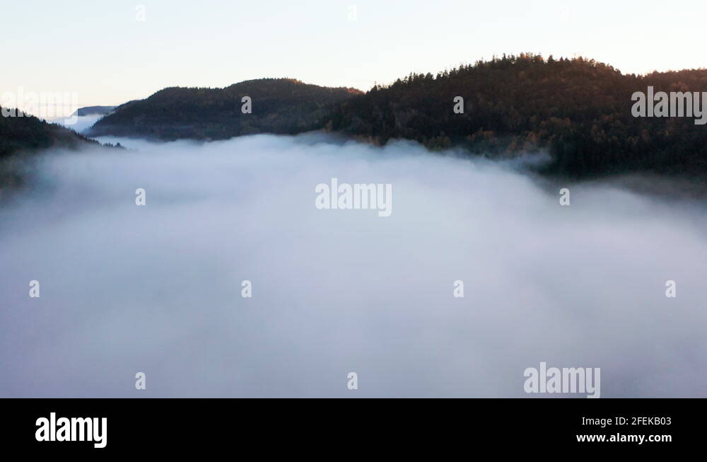 High fog above the valley Stock Videos & Footage - HD and 4K Video ...