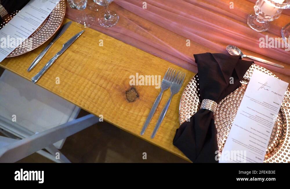 Fine dining setting Stock Videos & Footage - HD and 4K Video Clips - Alamy