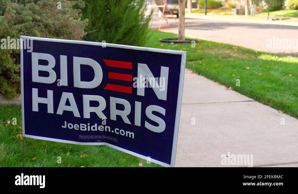 Joe biden election campaign sign Stock Videos & Footage - HD and 4K ...