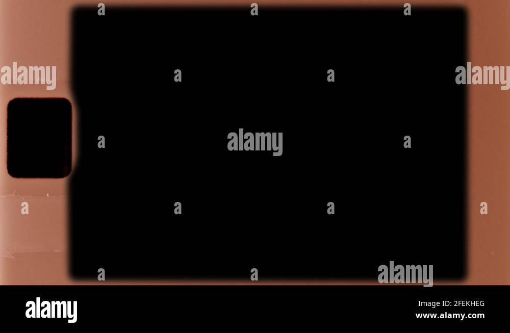 Authentic Super 8 Film Frame with sprocket hole for retro vintage ...