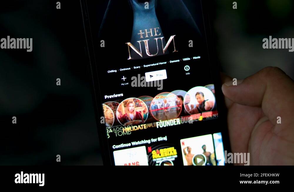 Using netflix Stock Videos & Footage - HD and 4K Video Clips - Alamy