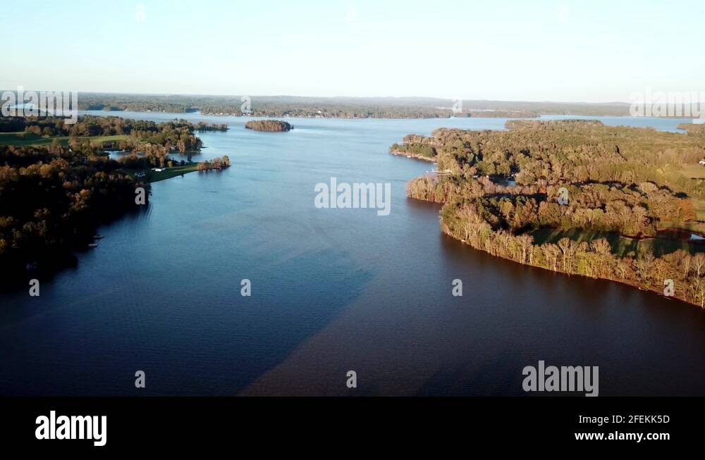 High Rock Lake Aerial, High Rock Lake NC, High Rock Lake North Carolina ...