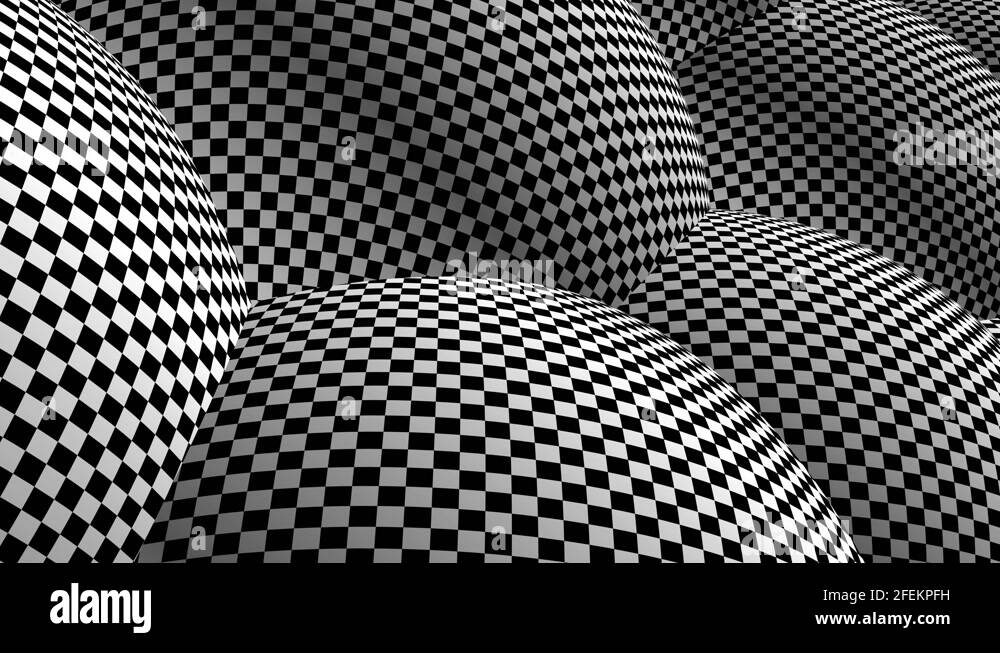 4k Seamless loop. Hypnotic optical illusion black and white. Vortex ...