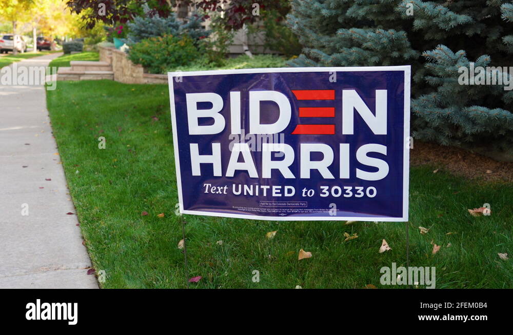 Joe biden election campaign sign Stock Videos & Footage - HD and 4K ...