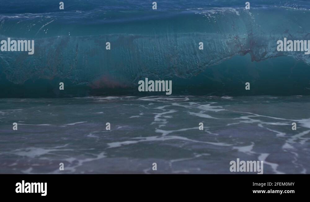 Tsunami wave hitting the coast Stock Videos & Footage - HD and 4K Video ...