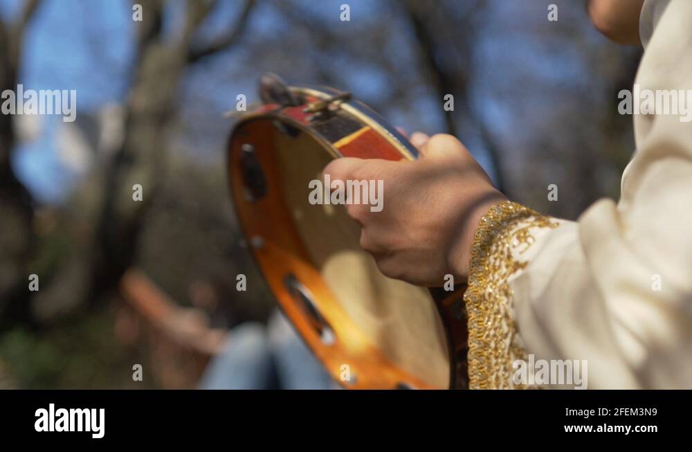 Woman playing tambourine Stock Videos & Footage - HD and 4K Video Clips ...