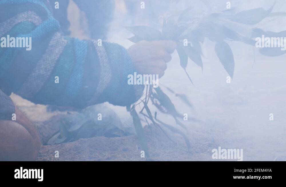 Welcome to the Country Ritual for Indigenous Nation People Stock Video ...