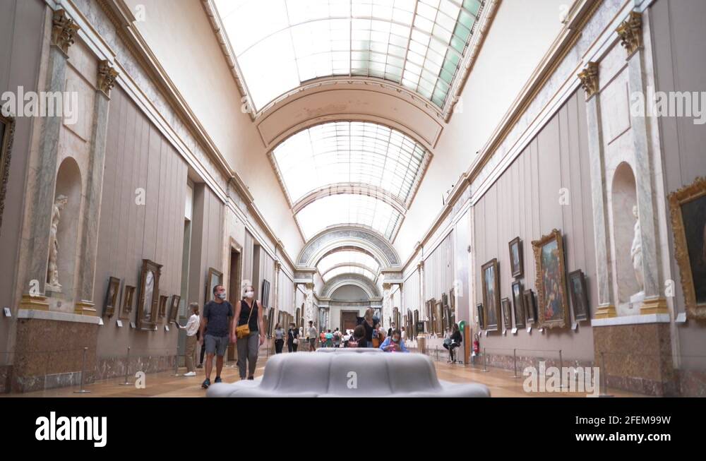 Louvre paris gallery Stock Videos & Footage - HD and 4K Video Clips - Alamy