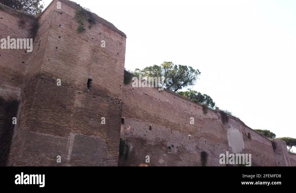 The aurelian walls in rome Stock Videos & Footage - HD and 4K Video ...