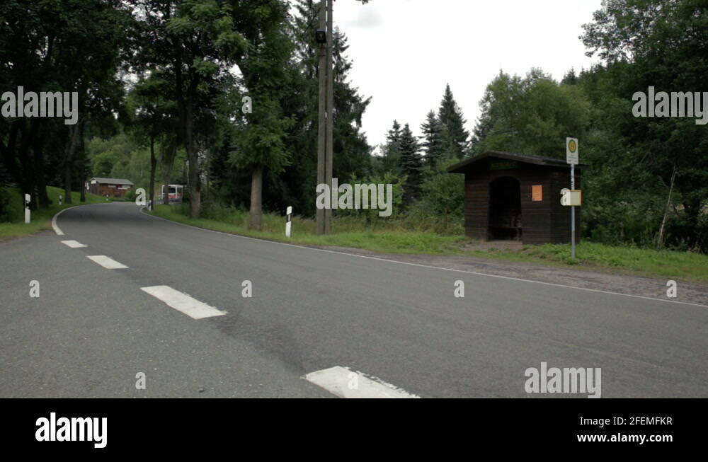 Bus stop forest Stock Videos & Footage - HD and 4K Video Clips - Alamy
