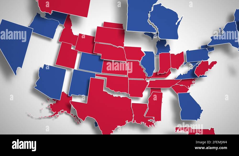 Election map Stock Videos & Footage - HD and 4K Video Clips - Alamy