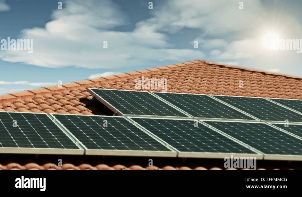 Solar panel tiles Stock Videos & Footage - HD and 4K Video Clips - Alamy