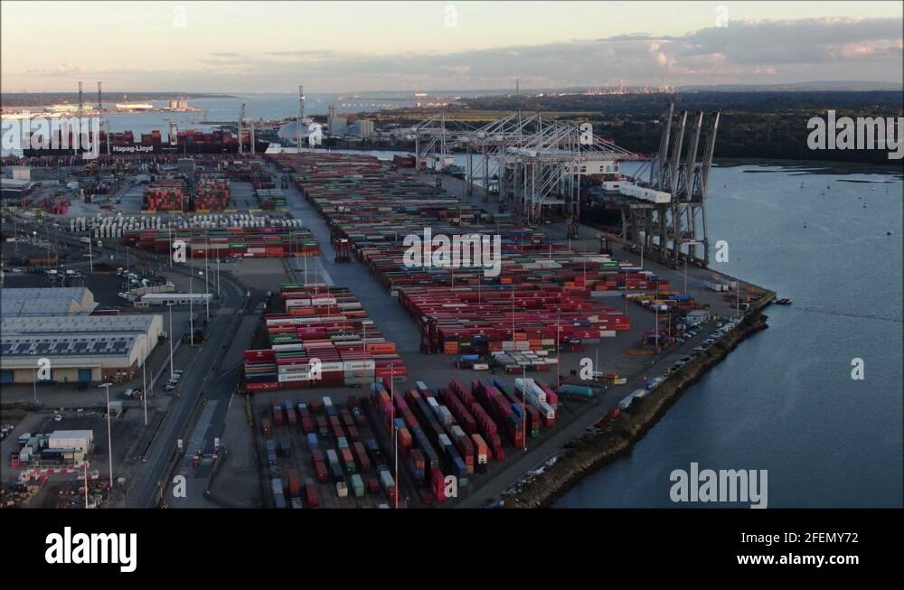 Southampton port container Stock Videos & Footage - HD and 4K Video ...