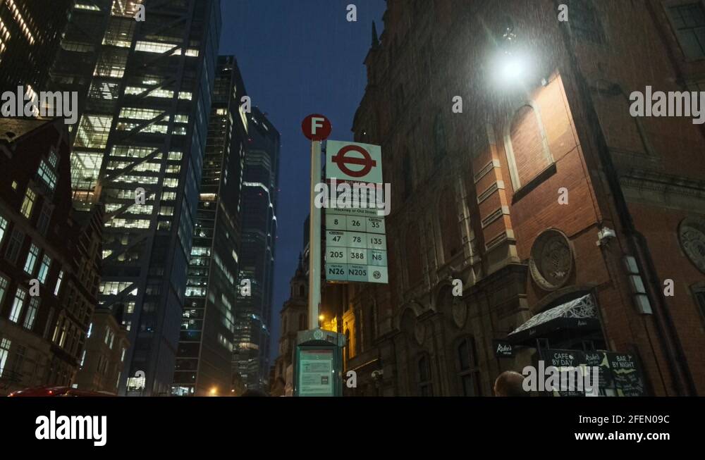 Public transport tfl transport london bus stop Stock Videos & Footage ...