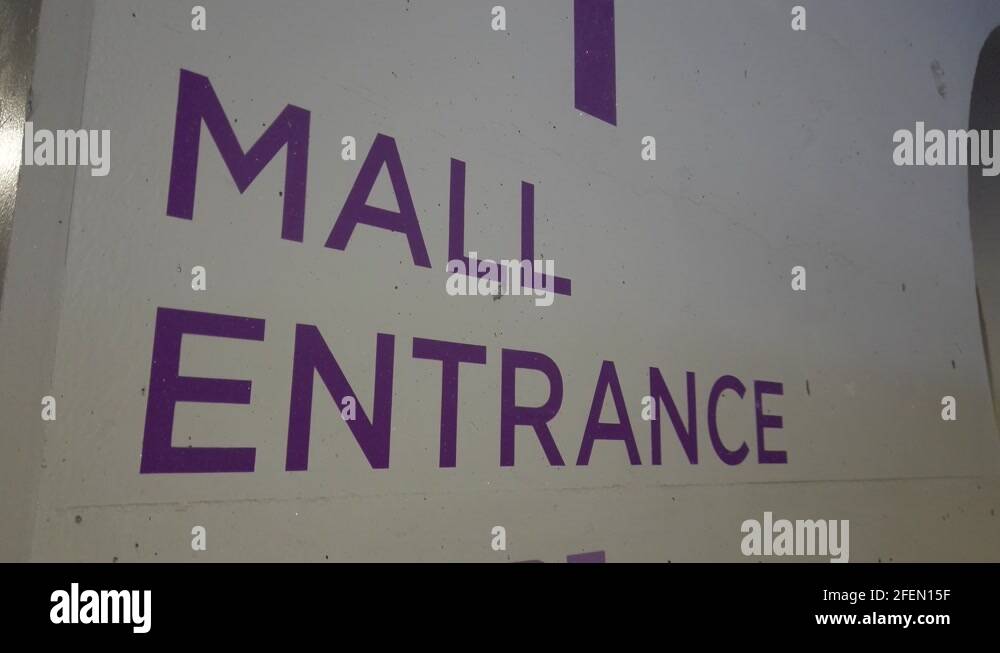 Mall entrance sign Stock Videos & Footage - HD and 4K Video Clips - Alamy