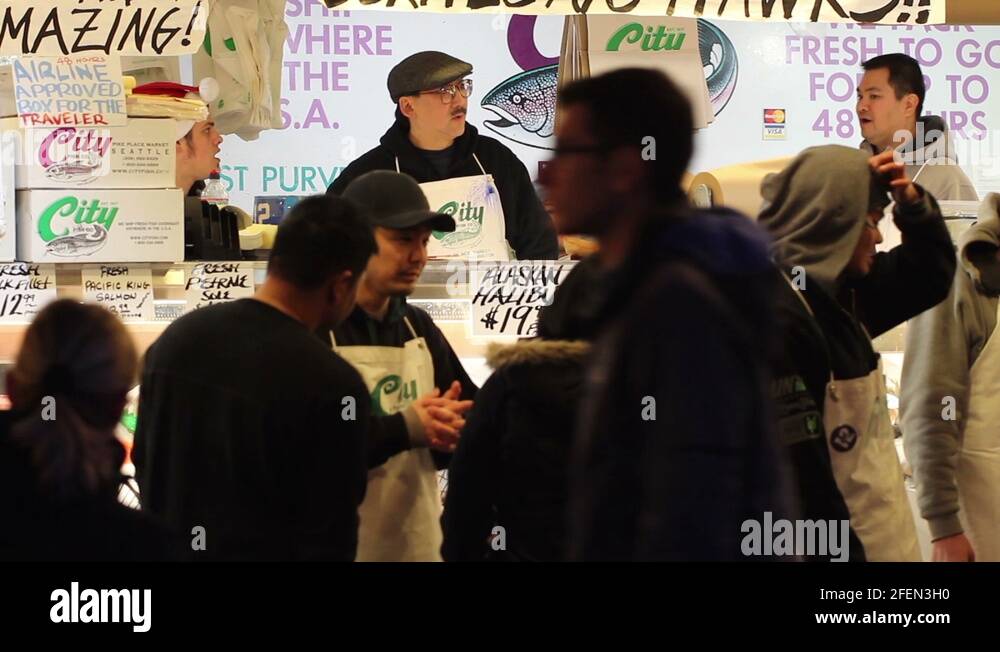 Fishmonger stand Stock Videos & Footage - HD and 4K Video Clips - Alamy