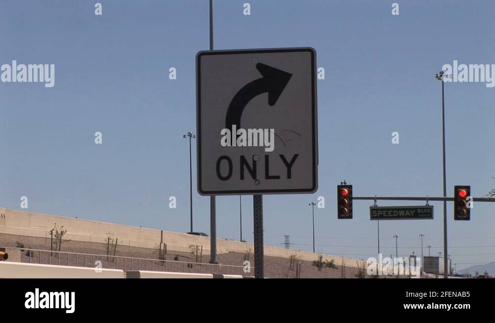 Left turn only sign Stock Videos & Footage - HD and 4K Video Clips - Alamy