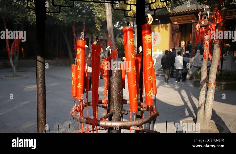 Candles in a chinese temple Stock Videos & Footage - HD and 4K Video ...