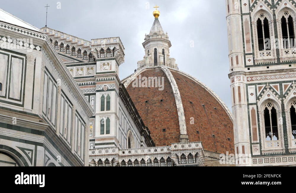 Italy cityscape and cathedral and brunelleschi dome Stock Videos ...