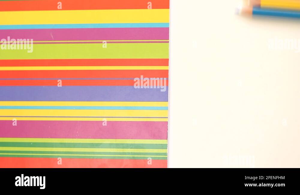 Crayons color striped paper Stock Videos & Footage - HD and 4K Video ...