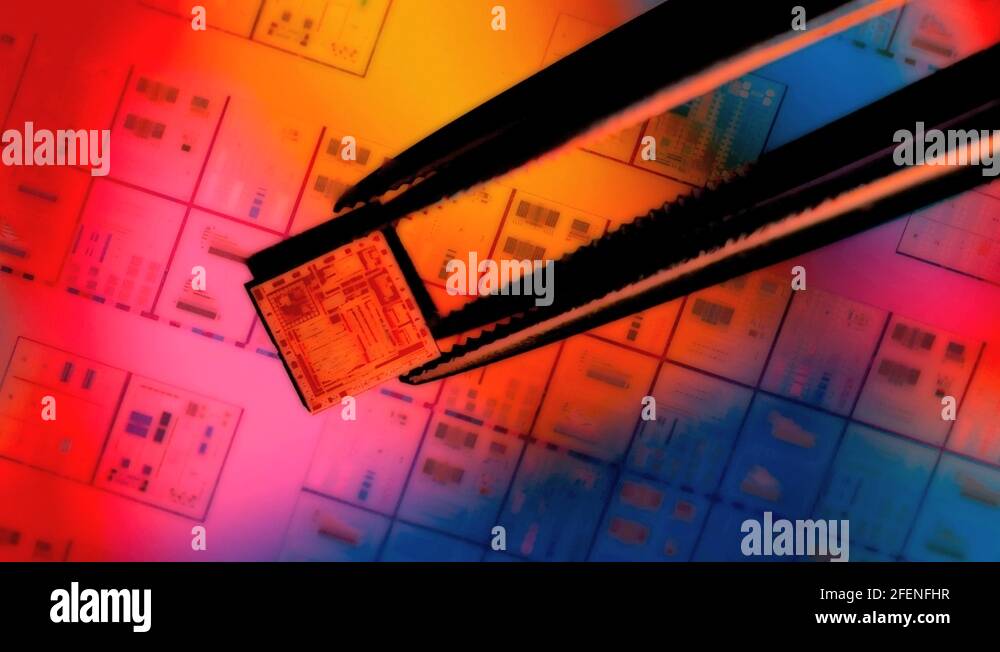Silicon wafer chip Stock Videos & Footage - HD and 4K Video Clips - Alamy