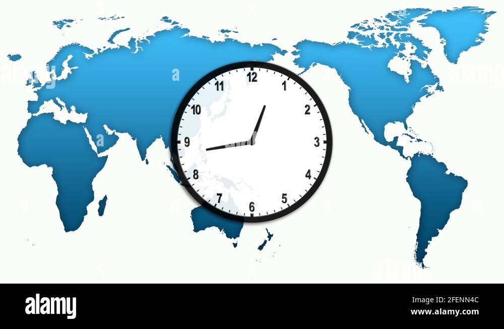 Modern clock map Stock Videos & Footage - HD and 4K Video Clips - Alamy