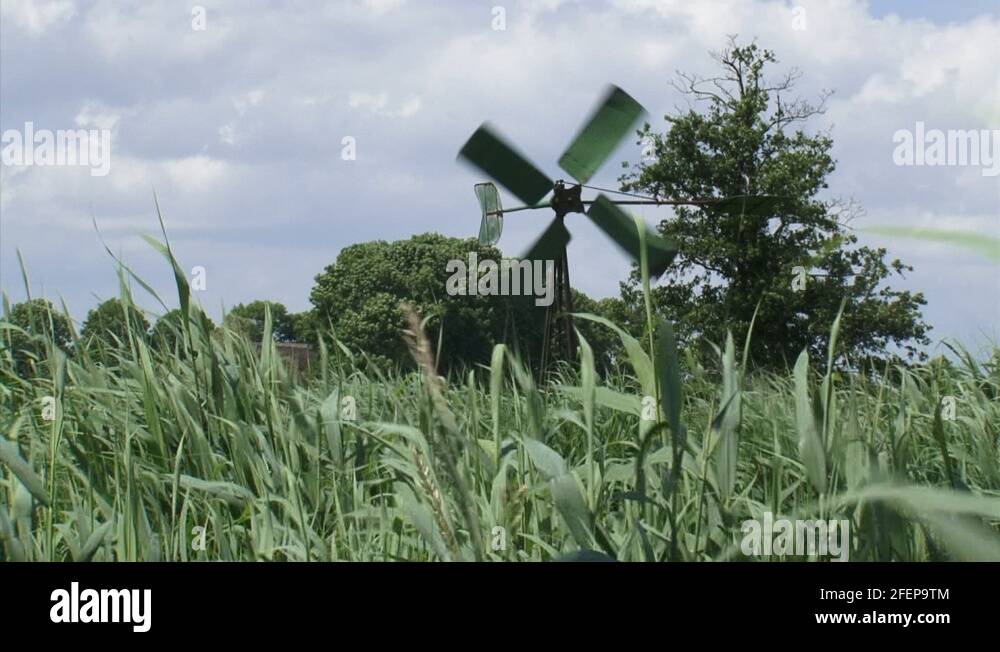 Land drainage windmill Stock Videos & Footage - HD and 4K Video Clips ...