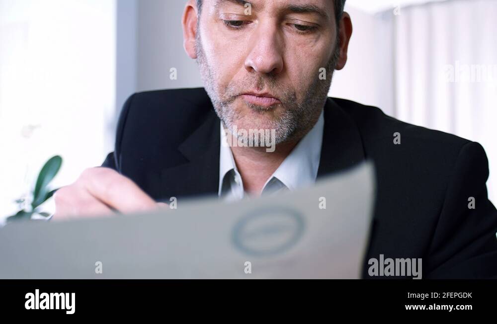 Authority signing agreement document decisions Stock Videos & Footage ...