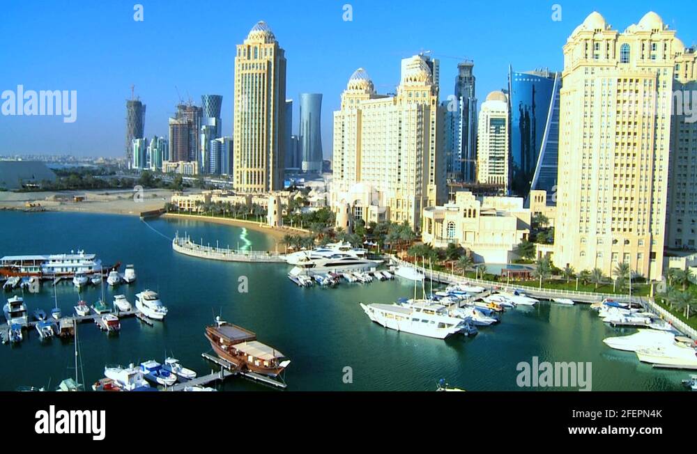 Doha qatar marina doha Stock Videos & Footage - HD and 4K Video Clips ...
