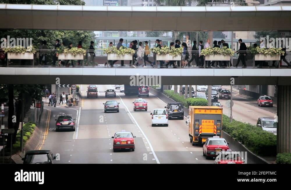 Pedestrian walkway city Stock Videos & Footage - HD and 4K Video Clips ...