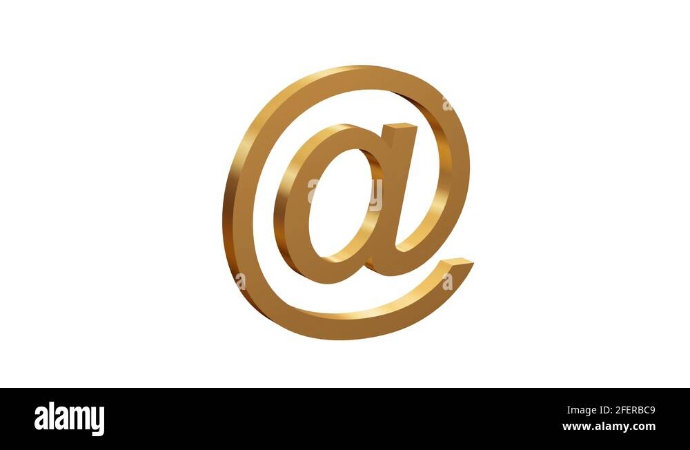 E mail gold symbol Stock Videos & Footage - HD and 4K Video Clips - Alamy