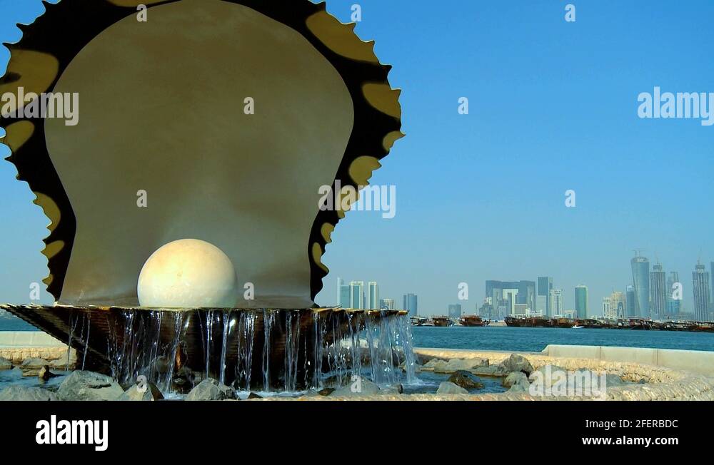 Pearl monument corniche doha qatar Stock Videos & Footage - HD and 4K ...