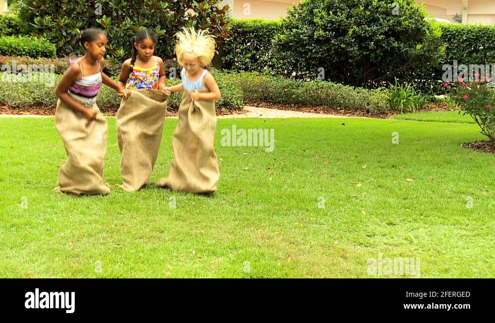 Sack races of children Stock Videos & Footage - HD and 4K Video Clips ...