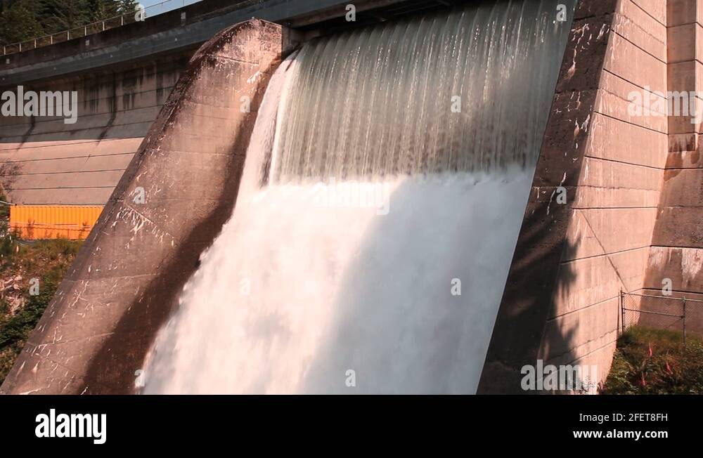 Water Over Dam Spillway Stock Video Footage - Alamy