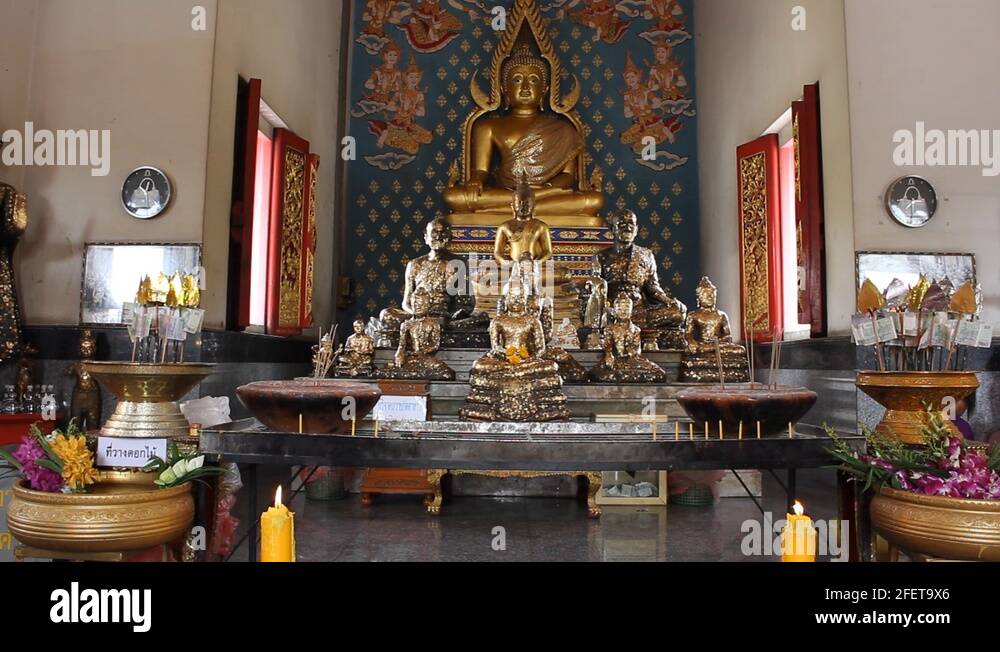 Thai temple interior Stock Videos & Footage - HD and 4K Video Clips - Alamy