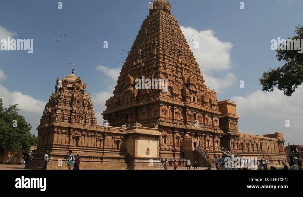 Brihadeeswarar temple in thanjavur Stock Videos & Footage - HD and 4K ...
