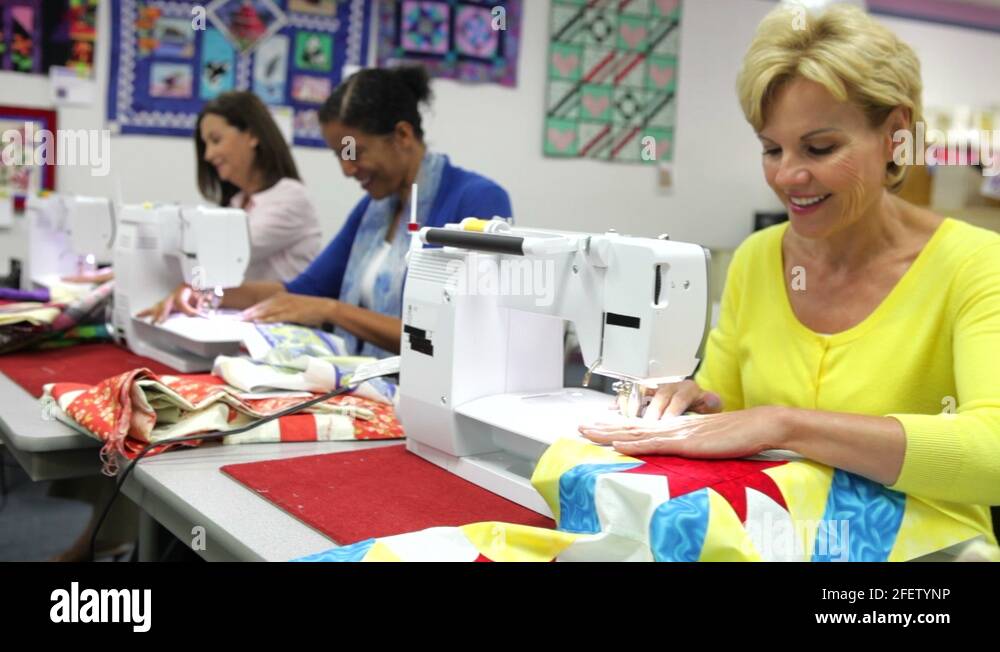 Women using sewing machines Stock Videos & Footage - HD and 4K Video ...