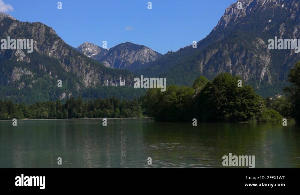 Neuschwanstein castle lake forggensee lake Stock Videos & Footage - HD ...