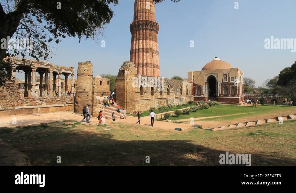 Qutab minar mosque Stock Videos & Footage - HD and 4K Video Clips - Alamy