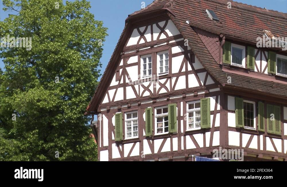 traditional german house - HD Stock Video Footage - Alamy