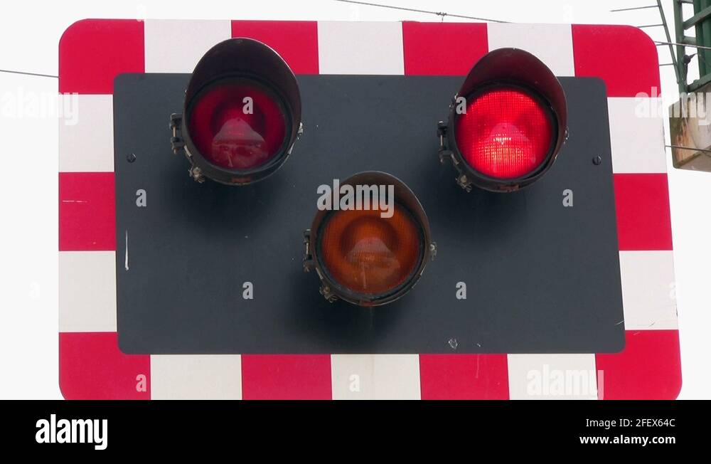 Level crossing flashing lights Stock Videos & Footage - HD and 4K Video ...