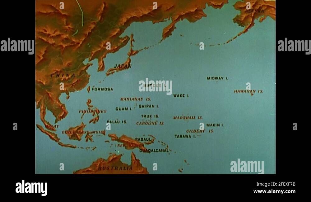 Ww2 pacific map Stock Videos & Footage - HD and 4K Video Clips - Alamy