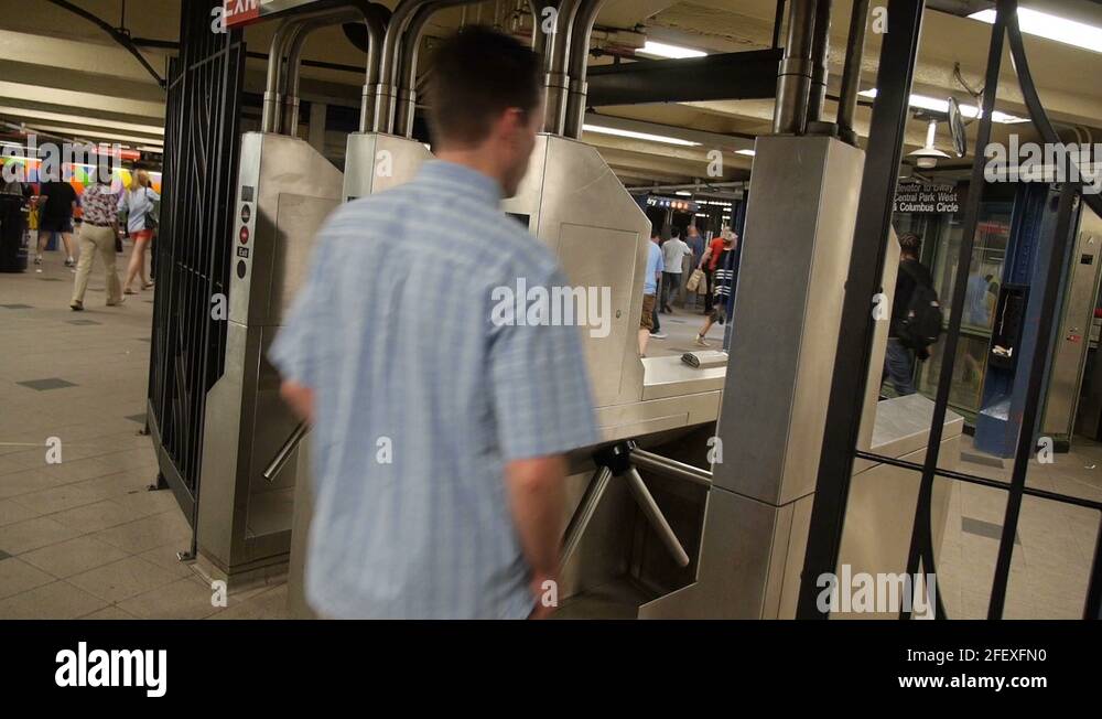 Exit turnstiles Stock Videos & Footage - HD and 4K Video Clips - Alamy