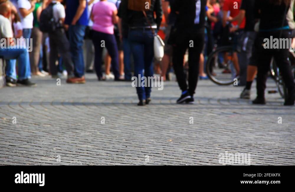 Crowd Stock Video Footage - Alamy